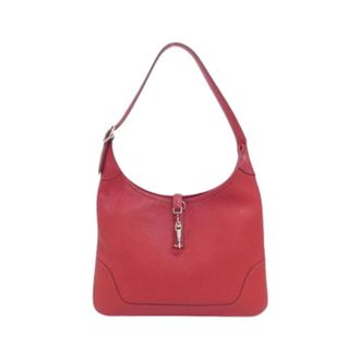 Herm&egrave;s Sac &agrave; bandouli&egrave;re Trim Pre-owned - Femme - Pre-owned - Rouge - Taille: ONE Size