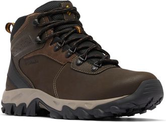 Columbia Herren Newton Ridge Plus 2 WP Wanderstiefel, Cordovan, Squash, 43.5 EU
