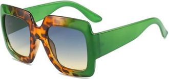 Generic Lunettes De Soleil &Agrave; Monture Large For Hommes Et Femmes, Id&eacute;ales For Les D&eacute;placements Quotidiens Vacances(Green)