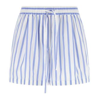 Dolce & Gabbana Femme, Shorts, Multicolore, Taille: 38 FR Shorts en popeline &agrave; rayures