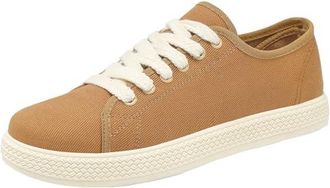 Generic Chaussures en Toile Homme Baskets Basses Lacets Plates Respirant L&eacute;g&egrave;res Chaussures De Marche Tendances Canvas Sneakers Confortable D&eacute;contract&eacute;es 40