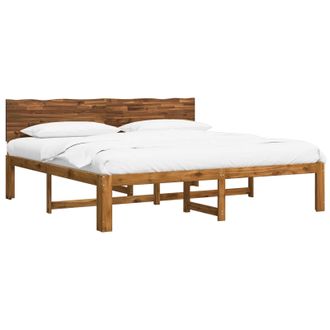 vidaXL Letto Matrimoniale Con Testiera Rostock Naturale 180 X 200 Cm Vidaxl