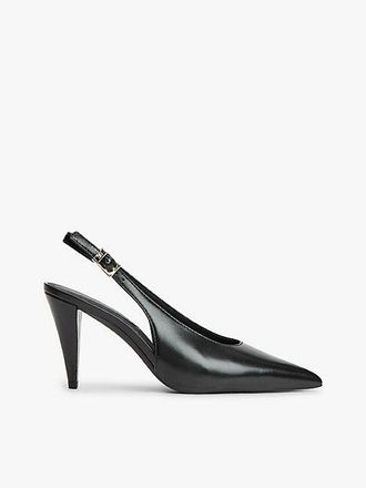 Tommy Hilfiger Escarpins slingback en cuir &agrave; talon haut