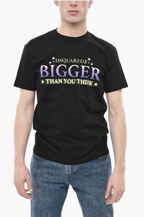 Dsquared2 Cotton Crewneck T-Shirt with Print size Xxl