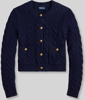 Polo Ralph Lauren Strickjacke mit Zierkn&ouml;pfen