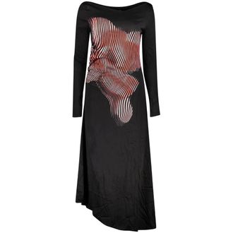 Desigual Femme, Robes, Noir, Taille: 38 FR Robes Midi