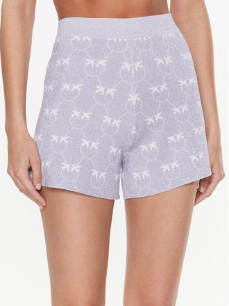 Pinko Pinko Stoffshorts 100545 A0IT Violett Slim Fit