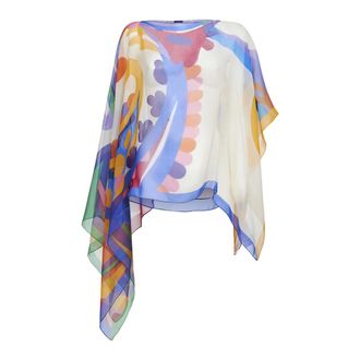 Etro Femme, Blouses et Chemises, Multicolore, Taille: ONE Size Veste en soie &agrave; motif cachemire