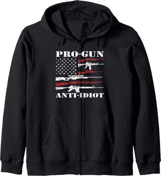 The Salty Veteran Pro-Gun Anti-Idiot Kapuzenjacke