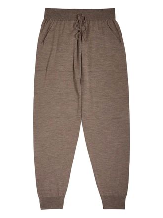 John Smedley Hoodie aus Merinowolle - Braun