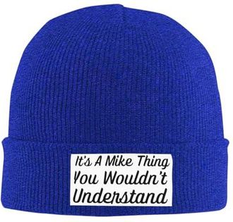 Generic Beanie pour Homme Cest Un Truc De Mike, Tu Ne Comprendrais Pas. Classique Bonnet Chapeau Tricot Extensible Beanie Hiver pour Sports Femme Ski