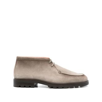 Santoni Schn&uuml;rung Rock Style Schuhe - - Shoes - Herren - Grau - 39 EU