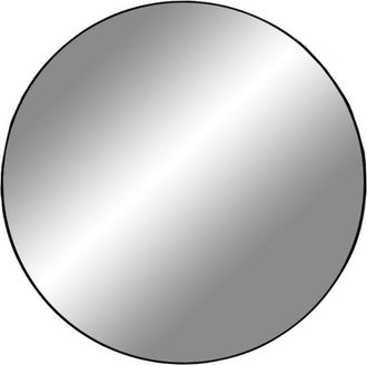 M&S Collection M&s - Miroir rond 100 cm en acier noir