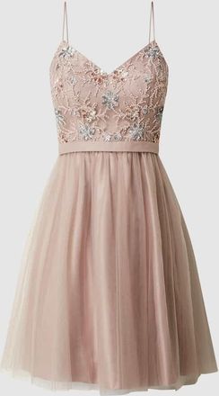 Laona Cocktailkleid aus T&uuml;ll mit Bl&uuml;ten-Applikationen