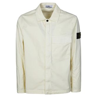 Stone Island Herren, Shirts, Wei&szlig;, SGr&ouml;&szlig;e