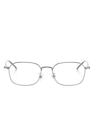 Montblanc lunettes de vue à monture rectangulaire - Argent