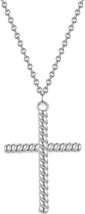 Glanzst&uuml;cke M&uuml;nchen Halskette - Sterling Silber Halskette Kreuz - Gr. unisize - in Silber - f&uuml;r Damen