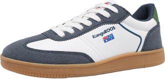 Kangaroos Herren K-NES Larry Sneaker, White/Jet Black, 45 EU
