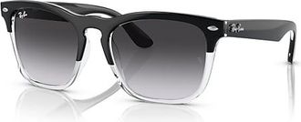 Ray-Ban Steve Sonnenbrillen Schwarz Fassung Grau Glas 54-18
