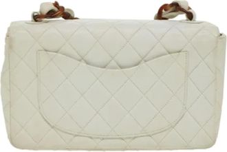 Chanel Sac bandouli&egrave;re vintage Pre-owned - Femme - Pre-owned - Blanc - Taille: ONE Size