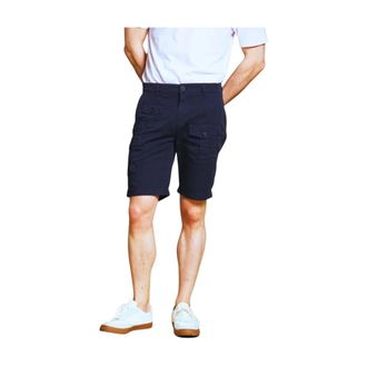 Mason's Homme, Shorts, Bleu, Taille: 2XL Cargo Bermuda Shorts Navy Blue Carrot Fit