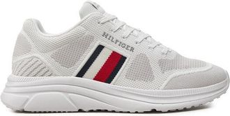 Tommy Hilfiger Sneakers Modern Runner Knit Evo Ess FM0FM05245 Wei&szlig;