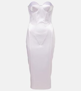 Dolce & Gabbana Robe corset en satin