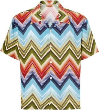 Missoni Homme, Chemises, Multicolore, Taille: M Chemise &agrave; Manches Courtes