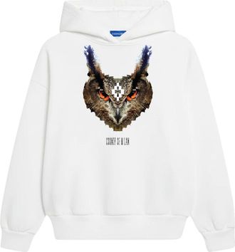 Marcelo Burlon Homme, Sweatshirts et sweats &agrave; capuche, Blanc, Taille: L Mancotone Sweat &agrave; capuche