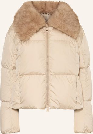 Herno Herno Daunenjacke Mit Abnehmbarem Kunstfell beige