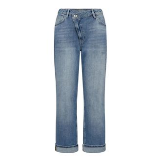 Mos Mosh Cropped Jeans - - Jeans - Damen - Blau - W29