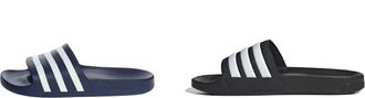 adidas Unisex Adilette Aqua Schlappen, Dark Blue/FTWR White/Dark Blue, 43 EU Herren Adilette Shower Slipper, Schwarz, 43 EU