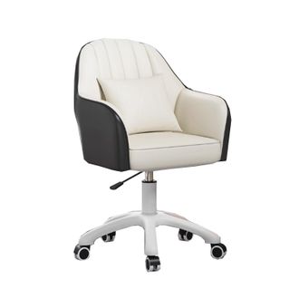 Generic B&uuml;rostuhl Aus Leder, Drehbarer Chefsessel for B&uuml;ro Und Homeoffice, Belastbarkeit 250 Kg, H&ouml;henverstellbar(Color4)