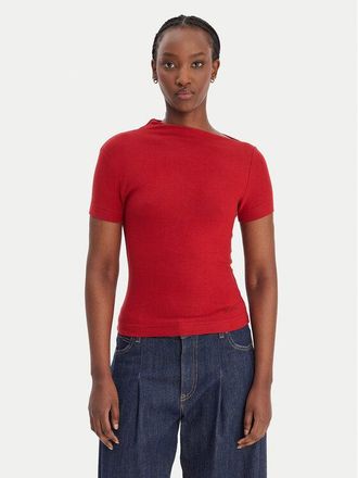 Guess Bluse W6RP16 KD012 Rot Regular Fit