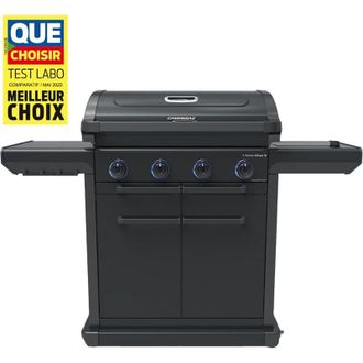 Campingaz bbq gaz onyx 4 s 37289 - Grille Culinary et plancha fonte &agrave; rebords - R&eacute;chaud la