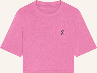 On Cropped-Funktionsshirt Train Flex pink