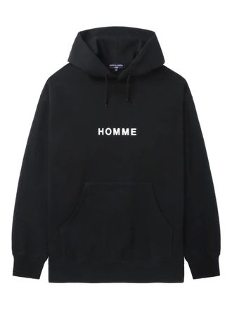 Comme Des Garçons hoodie à logo imprimé - Noir
