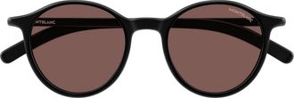 Montblanc Montblanc - Lunettes de soleil Mb0324S - unisex - Accessoires - Noir - Taille: 50 MM
