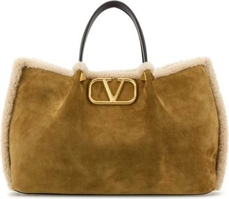 Valentino Garavani Femme, Sacs, Jaune, Taille: ONE Size VLogo Signature Medium Shopping Bag