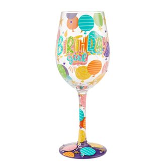 Enesco Lolita Birthday Girl Wine Glass