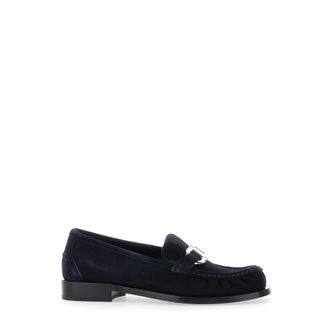 Ferragamo Femme, Chaussures, Bleu, Taille: 38 1/2 EU Maryan Soft Mocassin