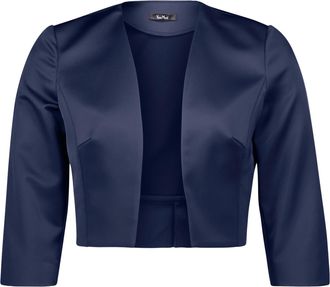 Vera Mont Damen 0059/4822 Bolero, Blau, 48 EU
