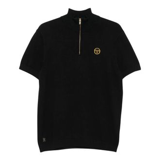Sergio Tacchini Homme, Tops, Noir, Taille: XL Daytone Knit SS Polo