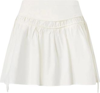 Pinko Pinko, Femme, Jupes, Blanc, Taille: 36 FR Rovigo Gonna Popeline