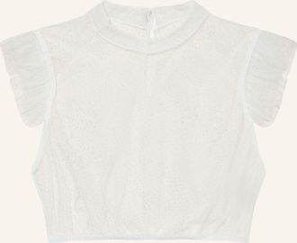 Spieth & Wensky Dirndlbluse Kirchheim Aus Mesh weiss