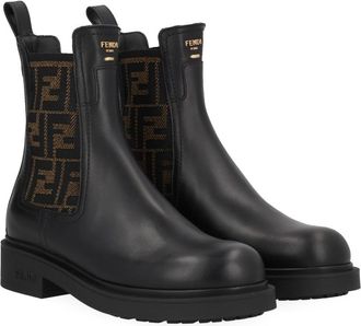 Fendi Thread Boots - Black