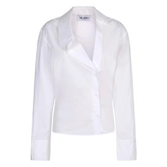 The Attico Femme, Blouses et Chemises, Blanc, Taille: 36 FR Blouses & Chemises