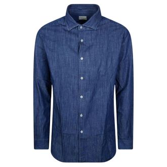 Xacus Camicia Classica ML Denim - Homme - Chemises - Bleu - Taille: XL