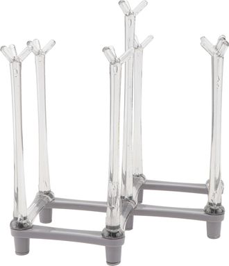 NUOBESTY MOTHNUR Faltbarer Weinglas Halter aus Robustem PP Stilvoller Goblet Display Rack Platzsparender Schrank Organizer f&uuml;r Bar K&uuml;che Hotel und Party Prakti