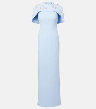 SAFiYAA Robe mit Kristallen und Zierperlen